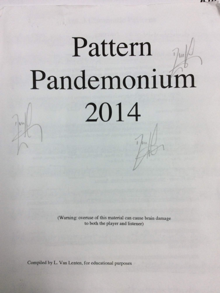 Pattern Pandemonium | PDF