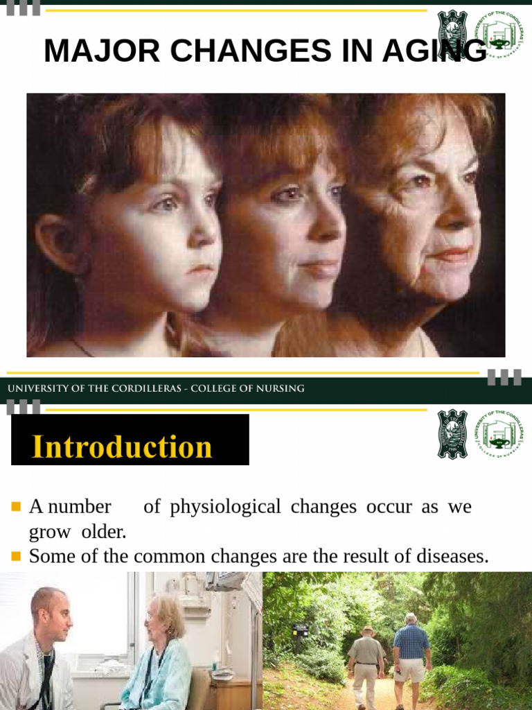 Physiologic Changes in Aging 1 | PDF | Skin | Heart