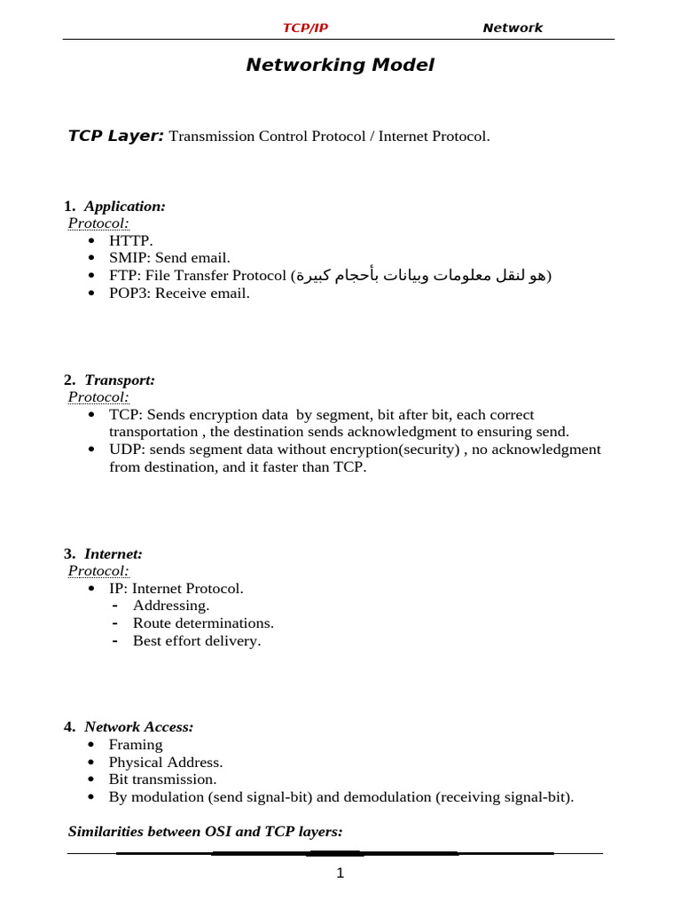5 - TCP-IP | PDF | Osi Model | Internet Protocol Suite
