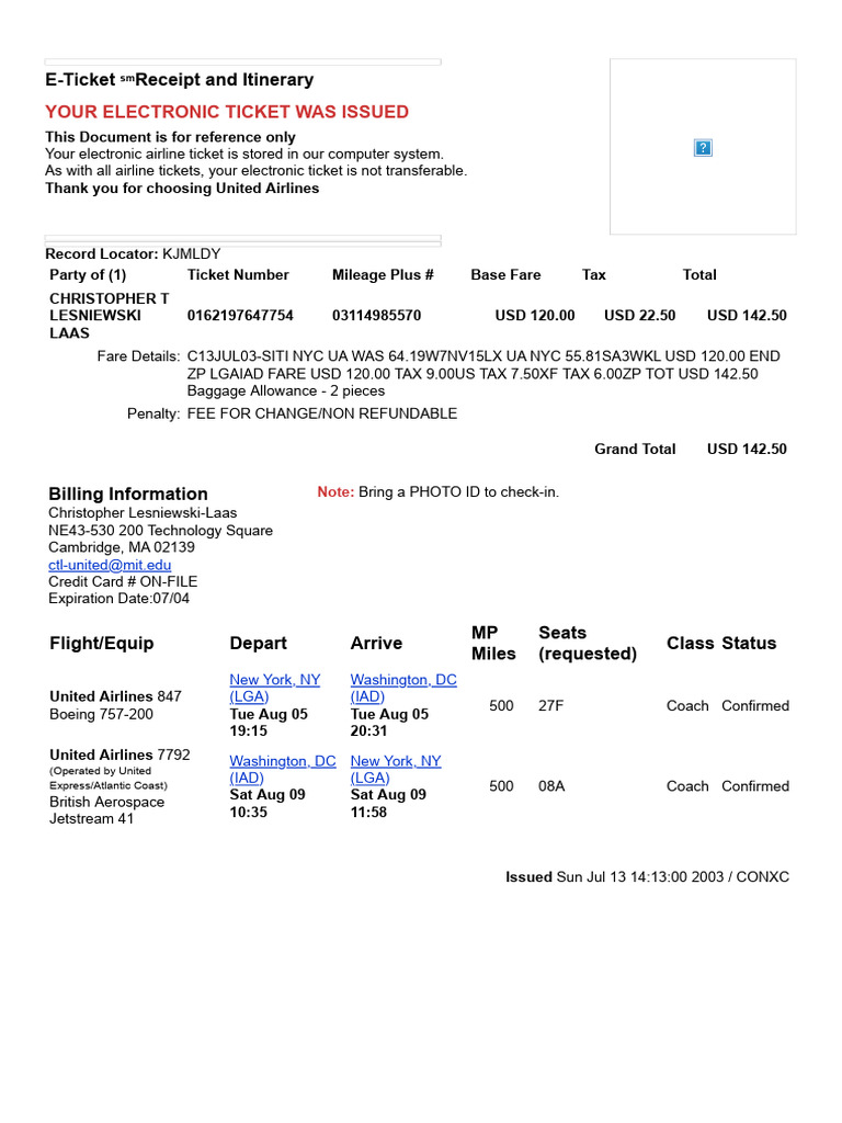 United Airlines | PDF