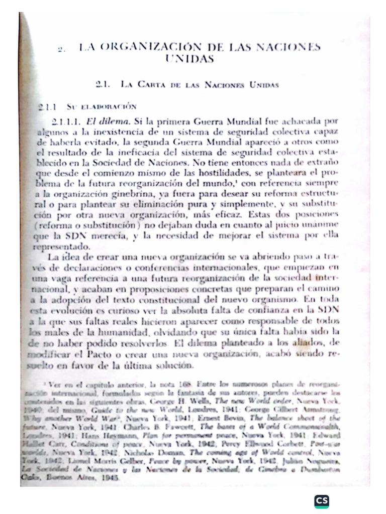 Tratado General de La Organización Internacional - TEMA IV - UNIDAD II - DIP II | PDF