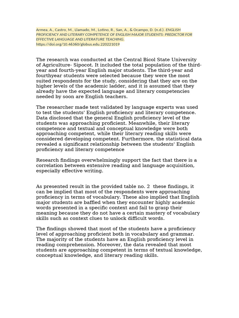 RRL Evidence Cuizon | PDF