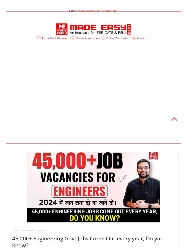 45,000+ Engineering Jobs Come Out Every Year, Do You Know | PDF ...