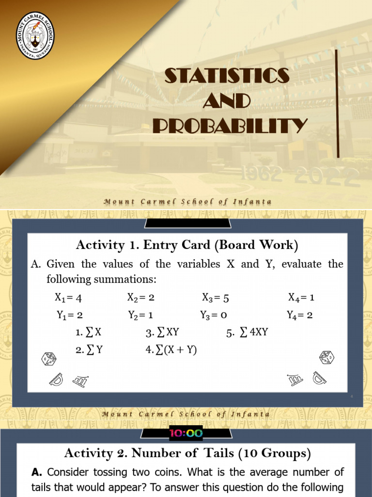 Statistics and Probability Week 2 | PDF | Variance | Probability Distribution