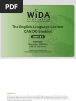 WIDA ELD Standards for Grades 4-5 | PDF | English Grammar | Verb