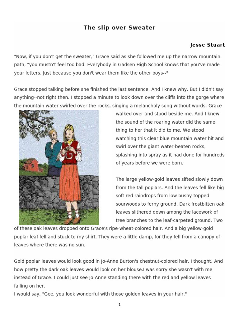 The Quest for the Slip-Over Sweater | PDF