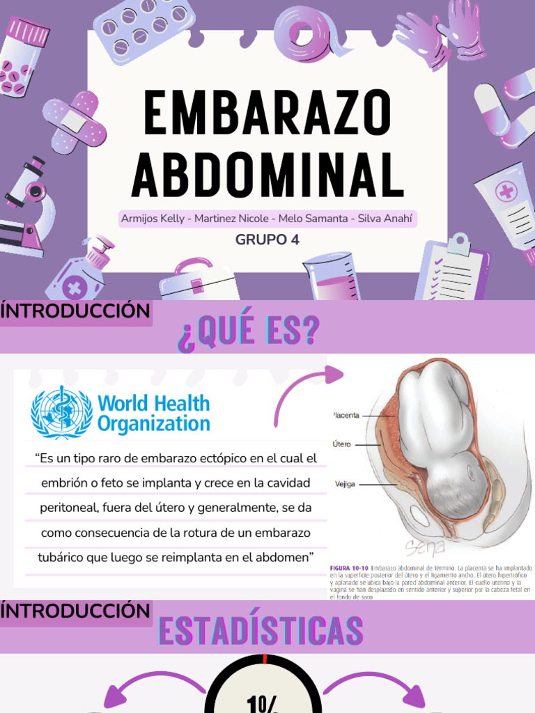 Embarazo Abdominal: Diagnóstico y Tratamiento | PDF | El embarazo ...