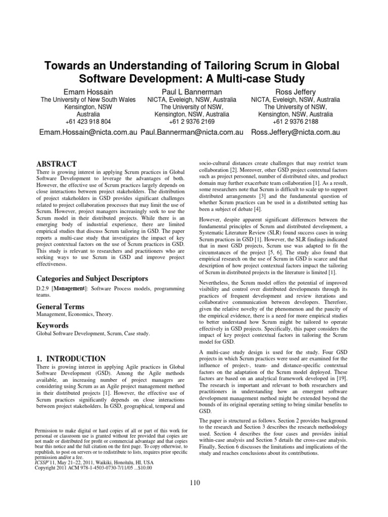 Towards_an_Understanding_of_Tailoring_Sc | PDF | Scrum (Software Development) | Computing