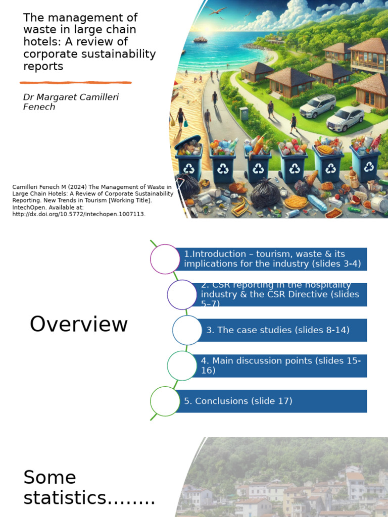 Presentation Hotel Waste | PDF | Sustainability | Corporate Social ...