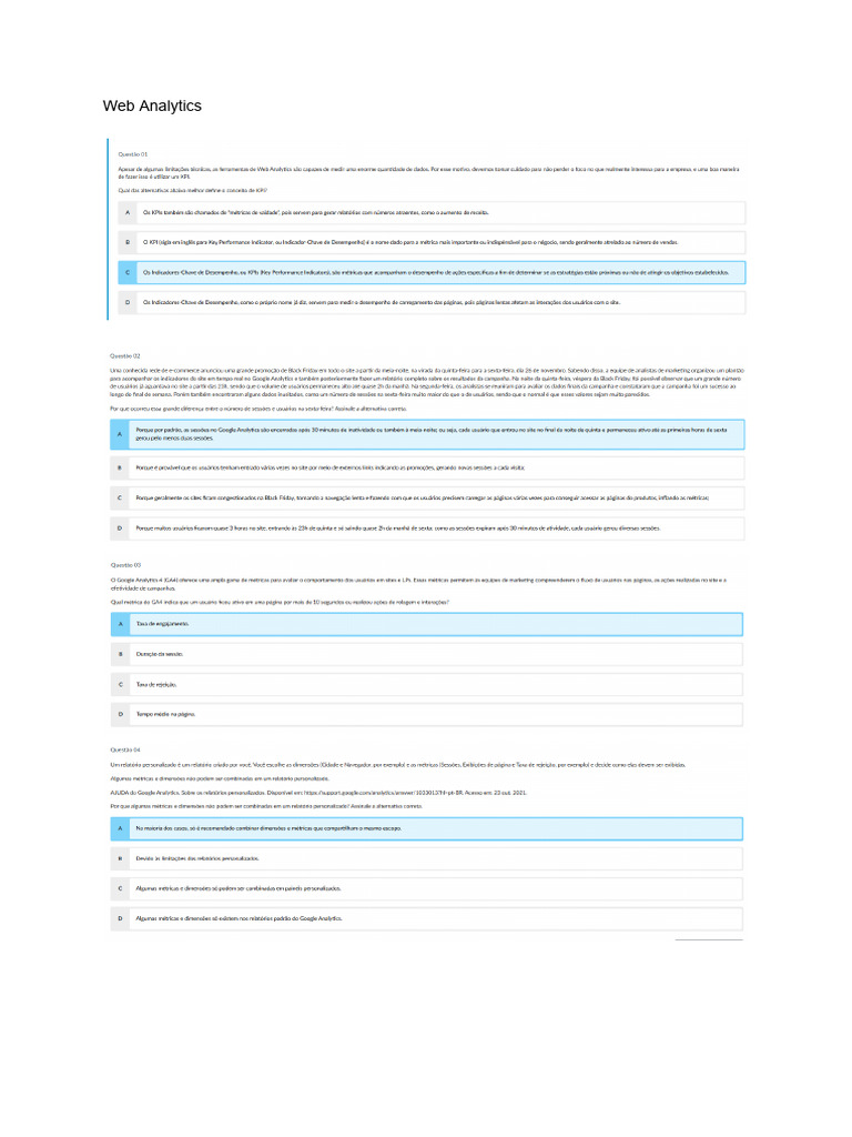 PROVA Web Analytics | PDF