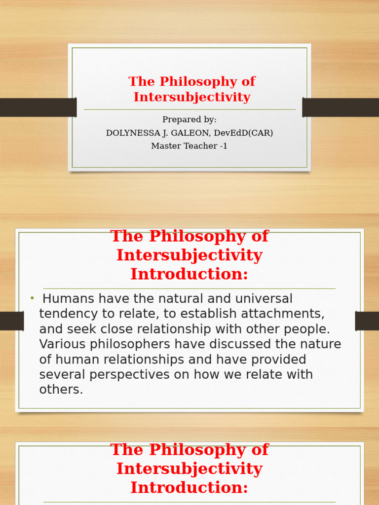 Revised The Philosophy of Intersubjectivity | PDF | Justice | Crime ...