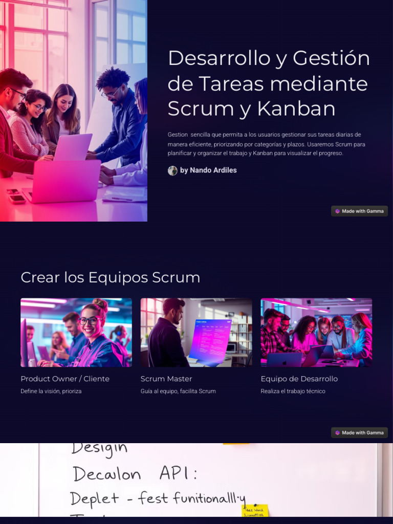 Desarrollo y Gestion Mediante Scrum y Kanban | PDF | Scrum (desarrollo de software ...