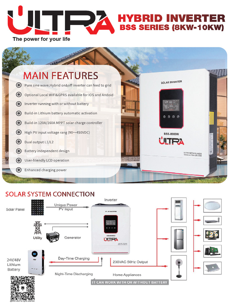Hybrid Inverter Bss Series (8kw-10kw)-1 | PDF