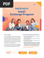 KAIST Admission Guideline For International Applicants 2025 (Including Fee Waiver) | PDF | Wire ...