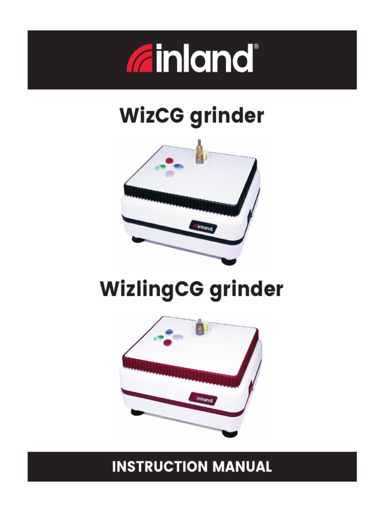 Inland Craft Wiz Wizling Instruction Manual | PDF | Drilling | Grinding ...