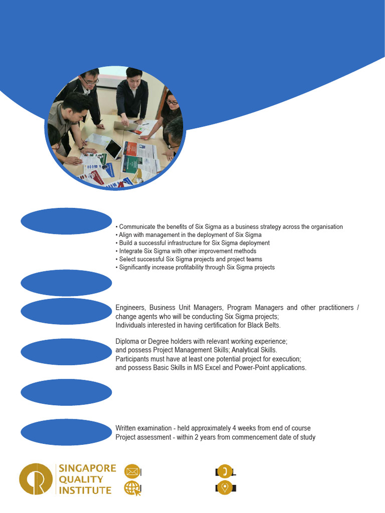 Course_Brochure security | PDF | Six Sigma | Design For Six Sigma
