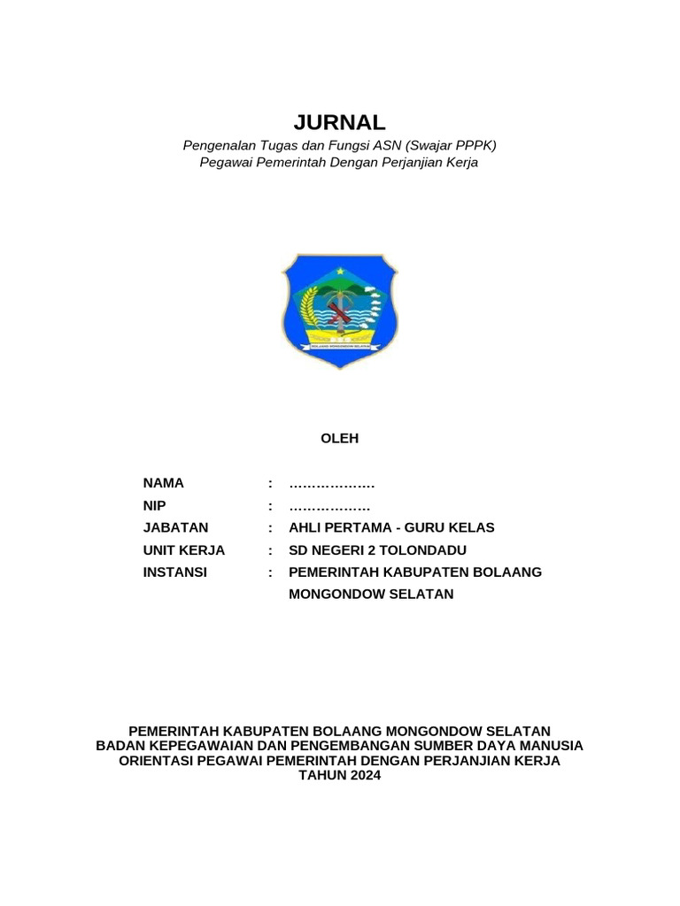 Contoh Format Jurnal | PDF