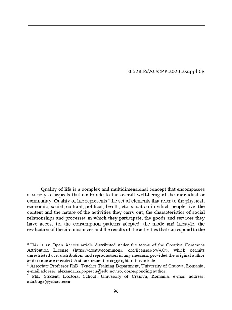 8.POPESCU_BUGA_AUC_PP_2023_no_45_issue_2_Supplement_pp_96-105 | PDF | Cost Of Living | Well Being