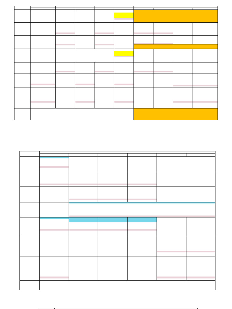 TIMETABLE - 4th November To 10th November 2024 I | PDF | Physical Chemistry | Applied And ...