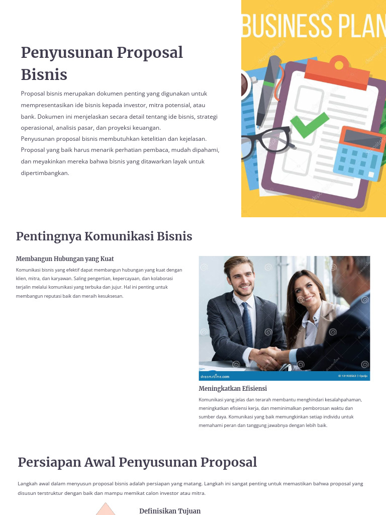 Penyusunan Proposal Bisnis | PDF