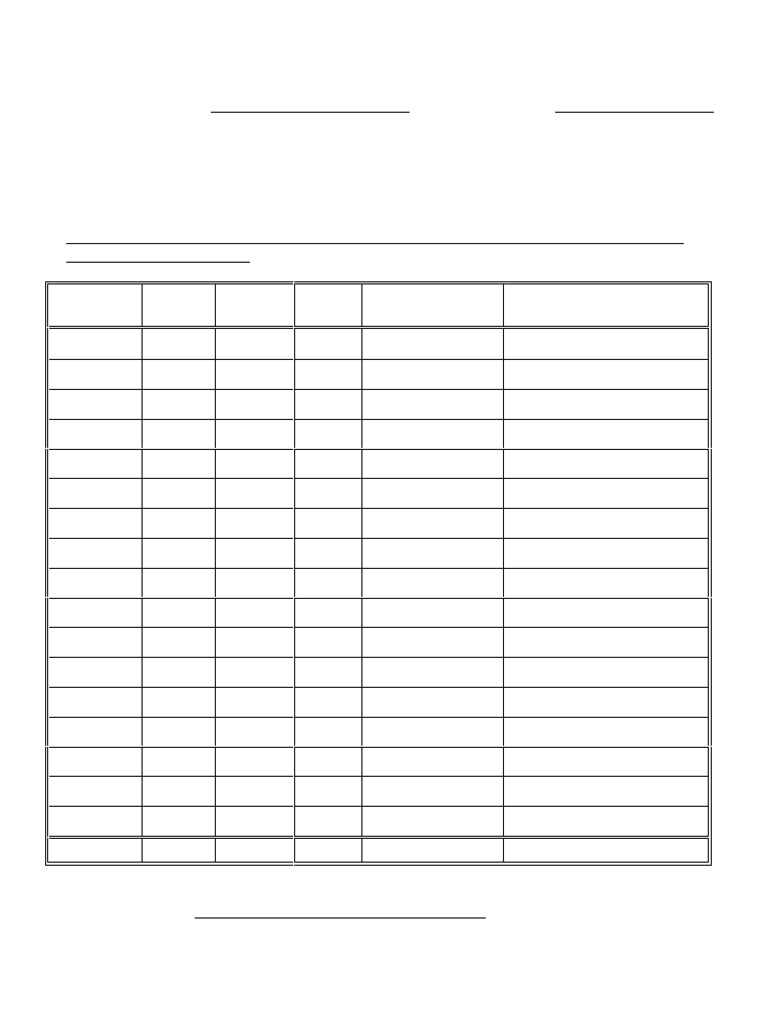 CSR Attendance Log Defendants | PDF