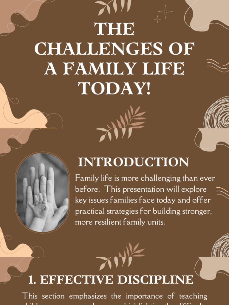 Challenges of Family Life GROUP3 | PDF | Disciplines | Social Psychology