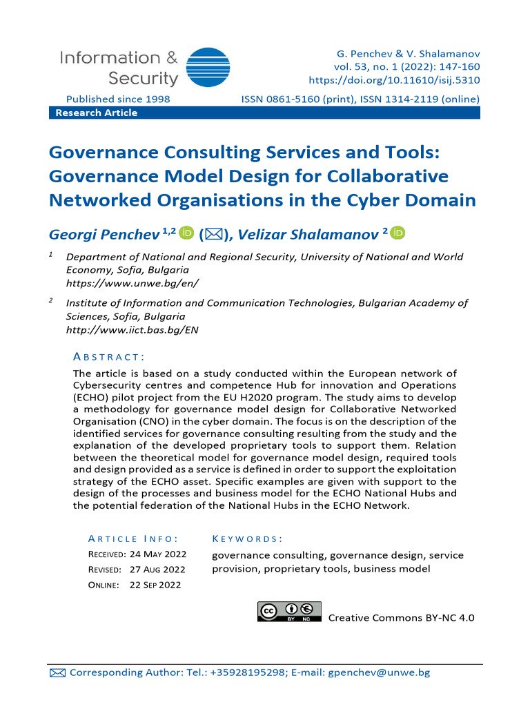 5310 Cno Governance Model Design | PDF | Business Process Management ...