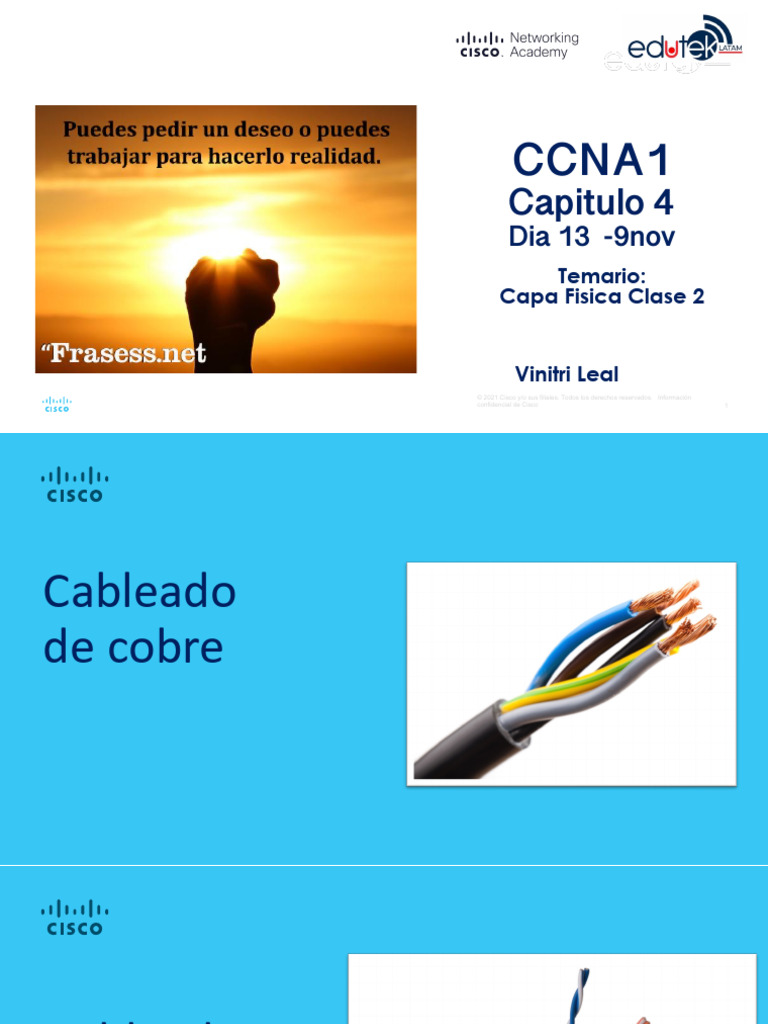 Dia 14 Cap4 Clase 2 Alumnos | PDF | Ieee 802.11 | Wifi