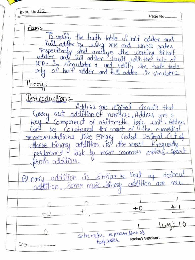 DS Exp 02 Shreyansh Tiwari | PDF | Digital Electronics | Electronic ...