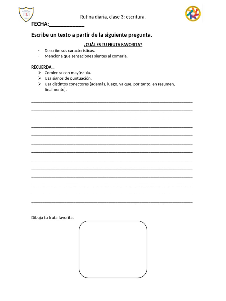 Escritura semanal | PDF