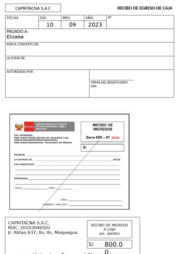 Tipos de Recibos | PDF