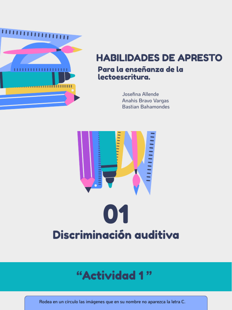 Apresto Lenguaje | PDF