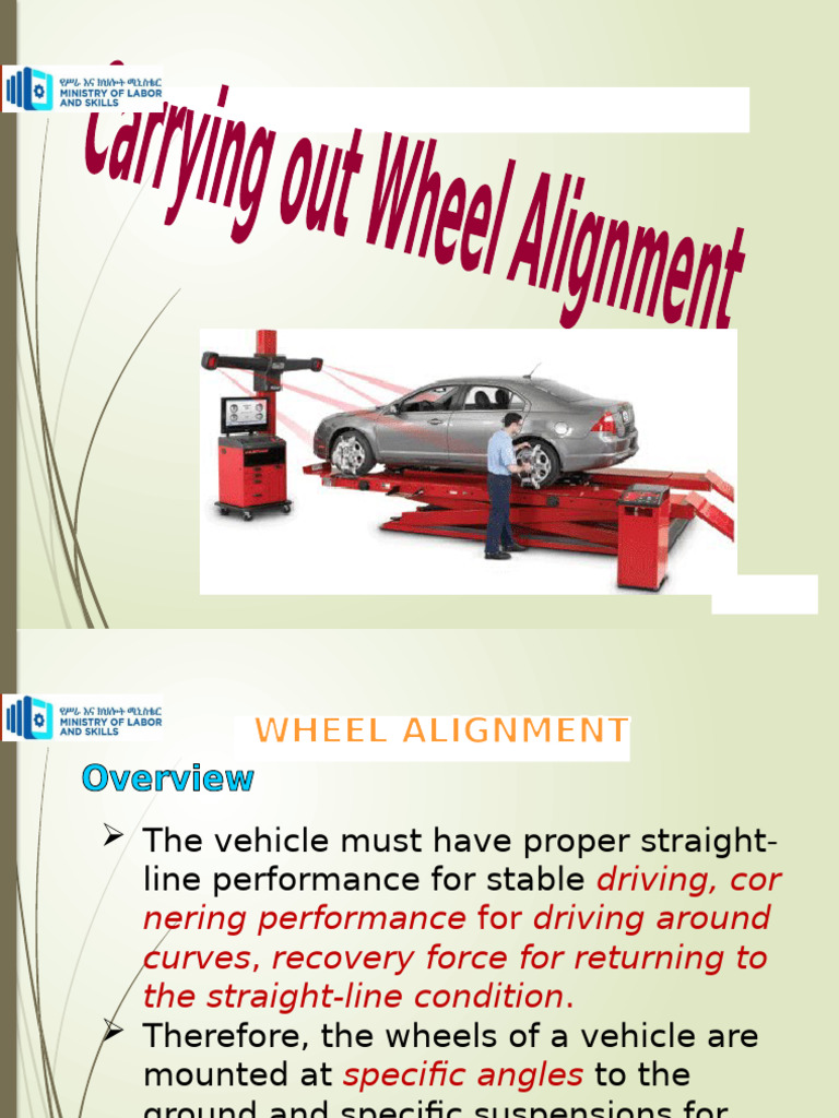 Understanding Vehicle Wheel Alignment | PDF | Steering | Land Vehicles