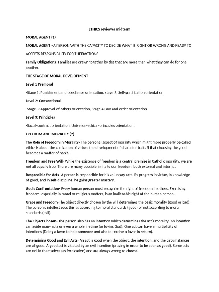 ETHICS-reviewer | PDF | Morality | Free Will