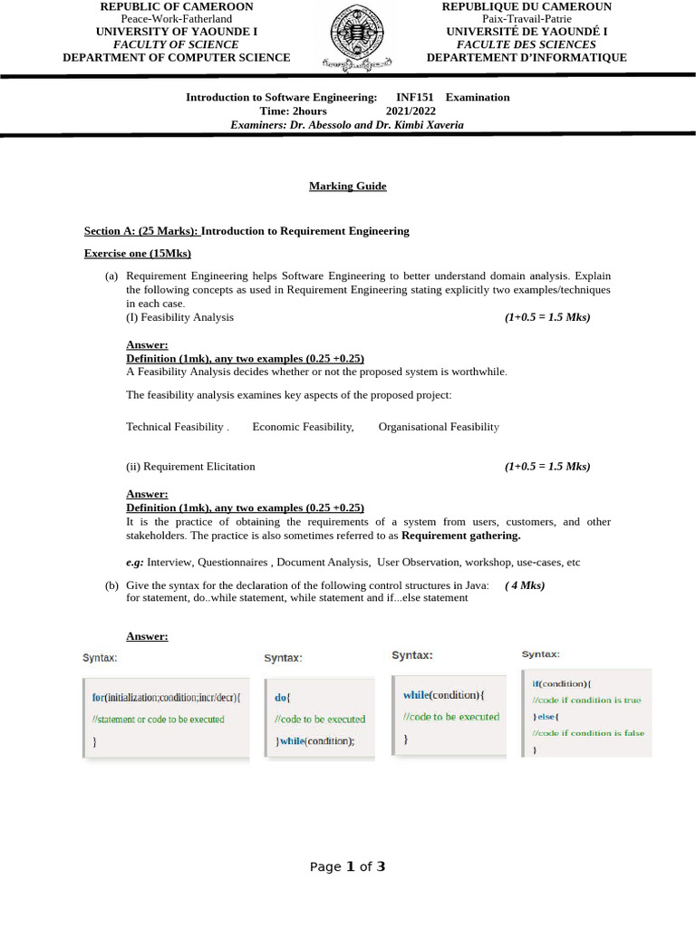 INF1512 EE Marking Scheme 2024 | PDF | Software Engineering | Computer Programming