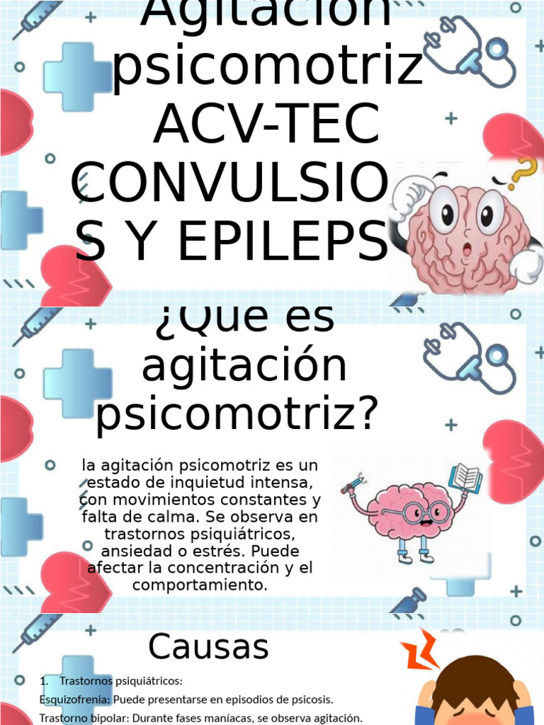 Agitacion Psicomotriz y Otros | PDF | Epilepsia | Carrera