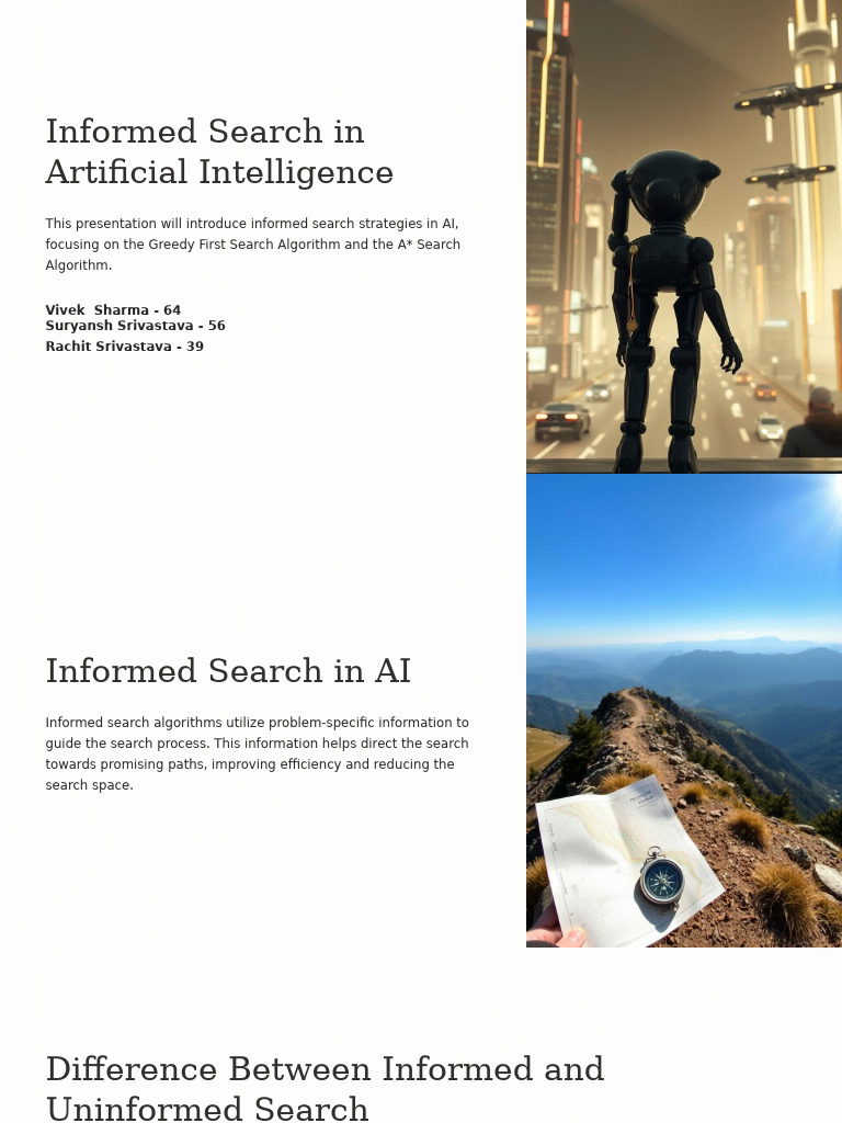 Informed Search in Artificial Intelligence | PDF | Algorithms And Data Structures | Applied ...