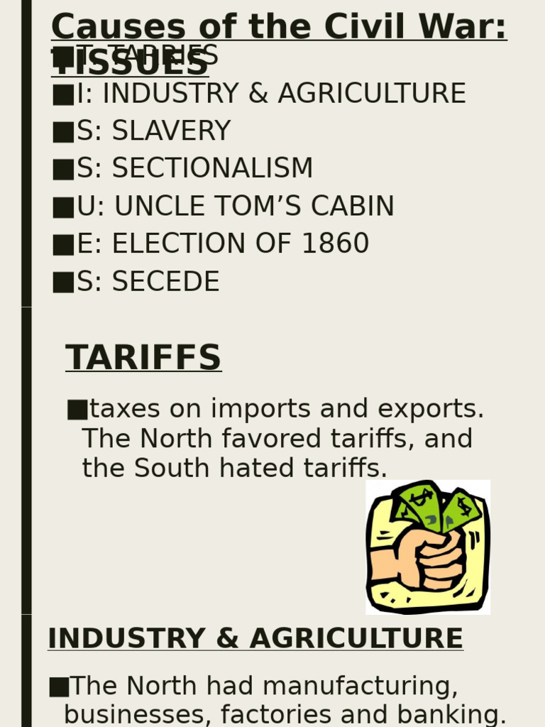 Causes of the Civil War Explained | PDF