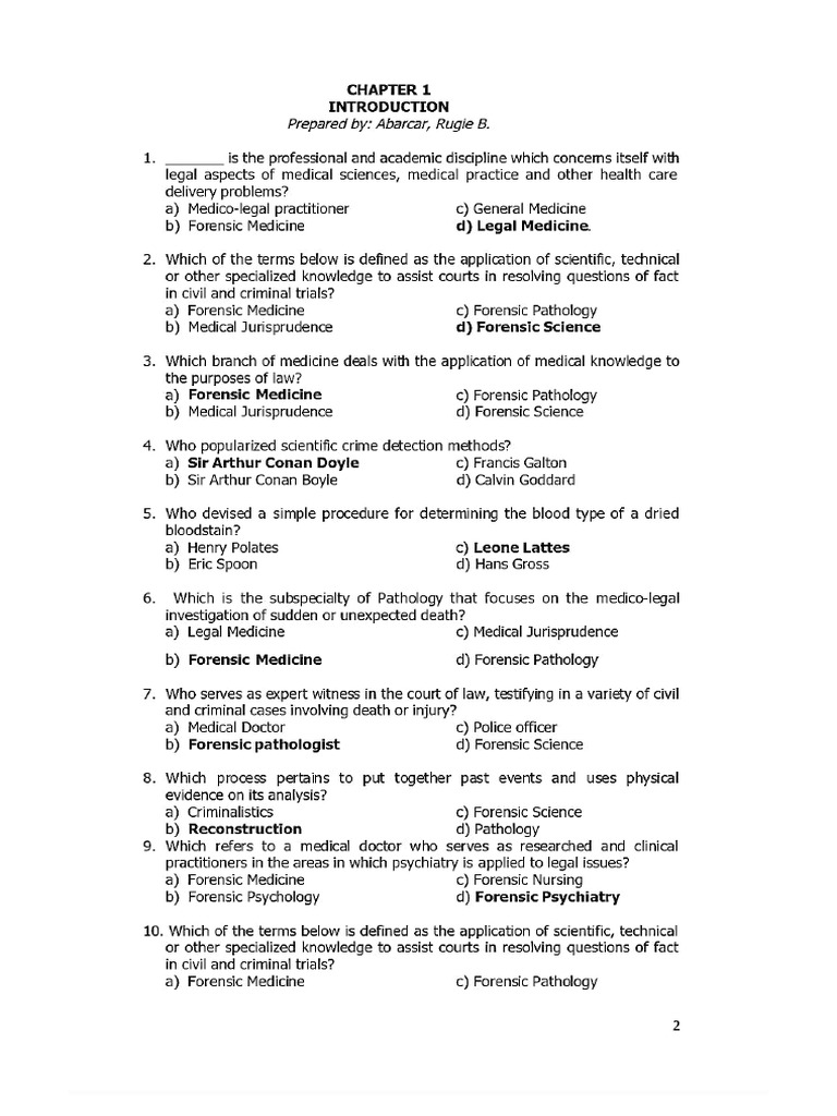 Forensic Science | PDF