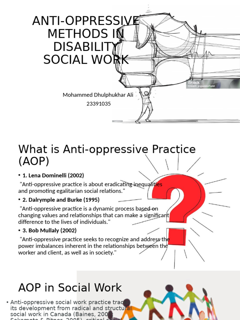 Anti-Oppressive Disability Work | PDF | Intersectionality | Disability