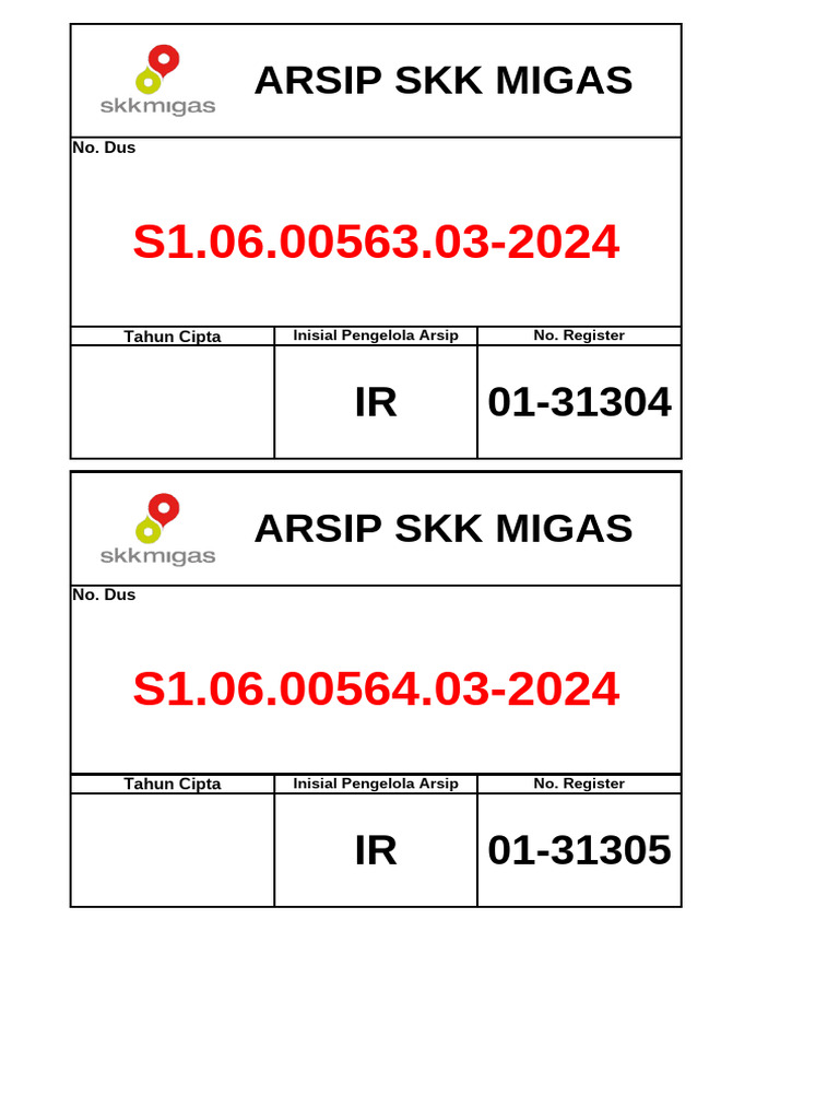 Format Label Dus_02012024 - FINAL | PDF