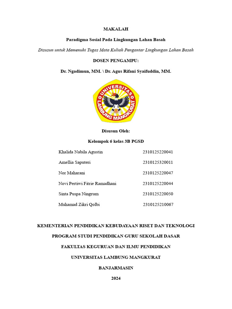 Kel 6 Makalah Pllb Fixx | PDF