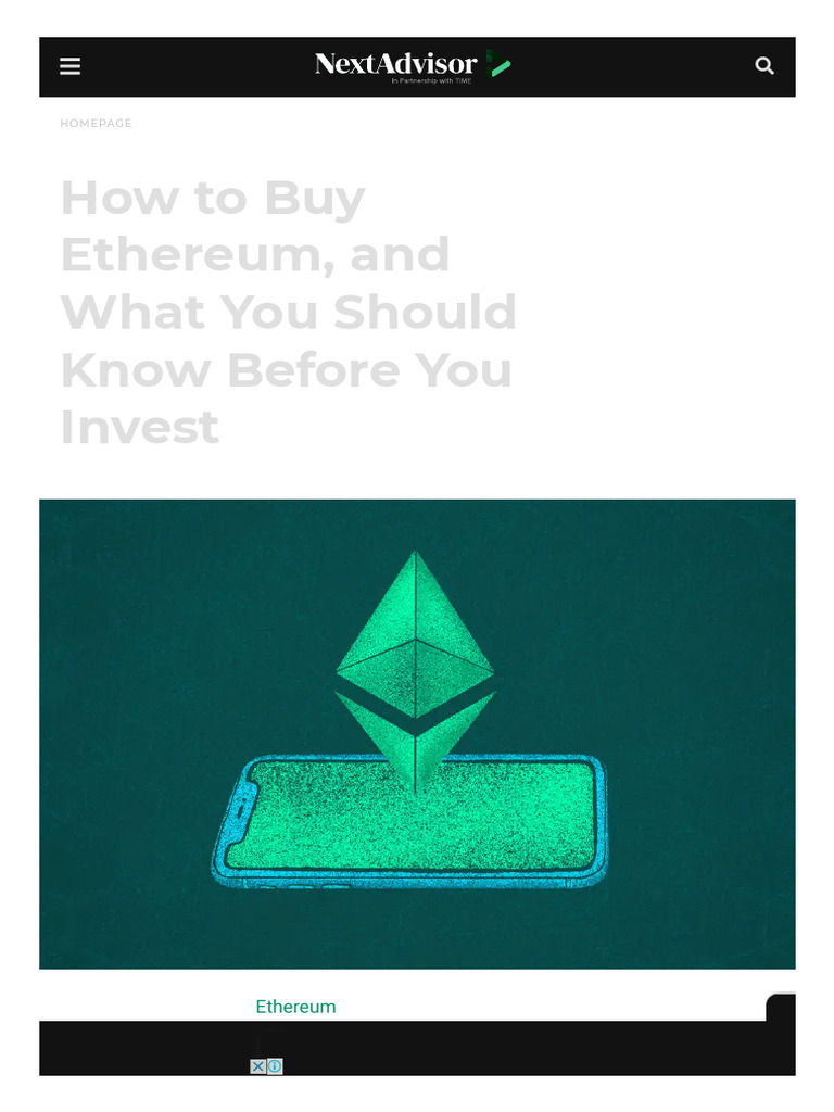 How To Buy Ethereum NextAdvisor With TIME | PDF | Cryptocurrency ...