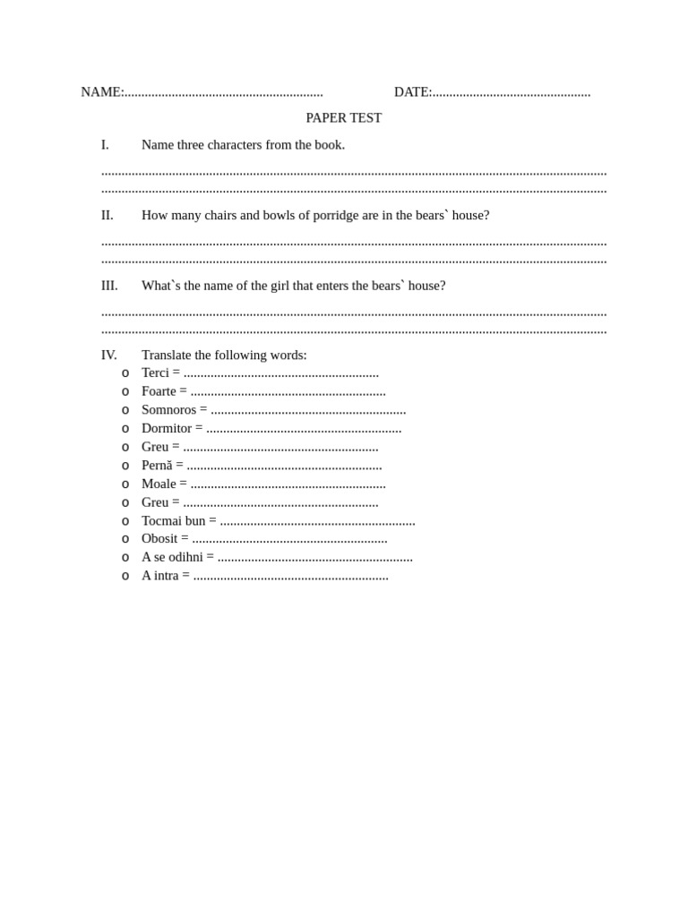 6TH Grade Optional | PDF