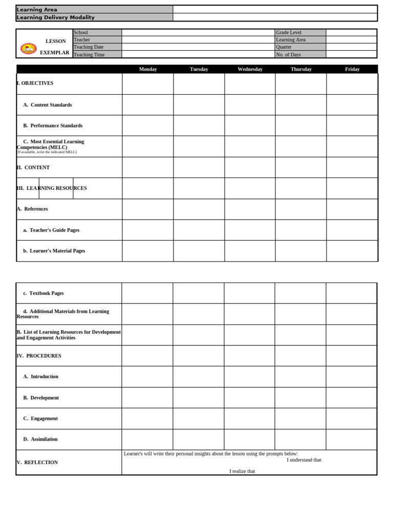 Pivot 4a Idea Lesson Exemplar Template | PDF | Motivation | Motivational