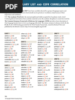Full CEFR Vocabulary Wordlist A1 C2 | PDF