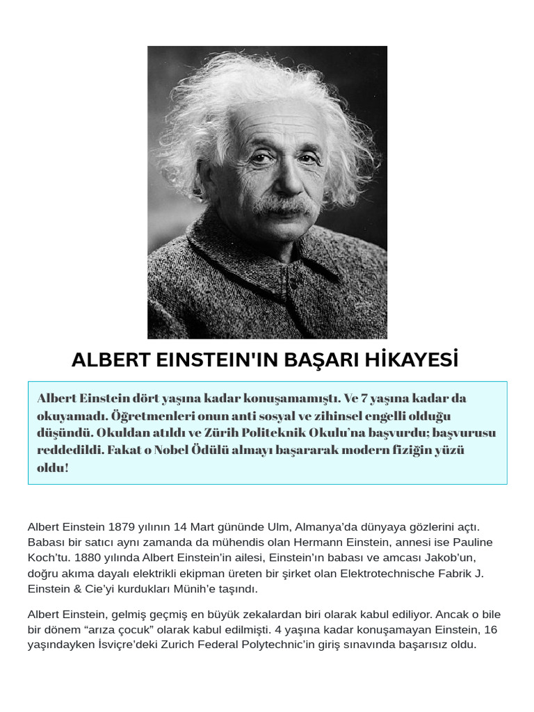 Albert Einstein | PDF