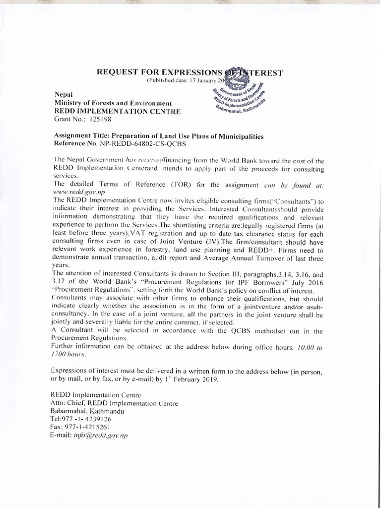 Notice Preparation of Land Use Plans of Municipalities | PDF ...