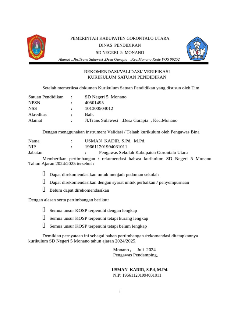 Daftar Isi KSP Pisah | PDF