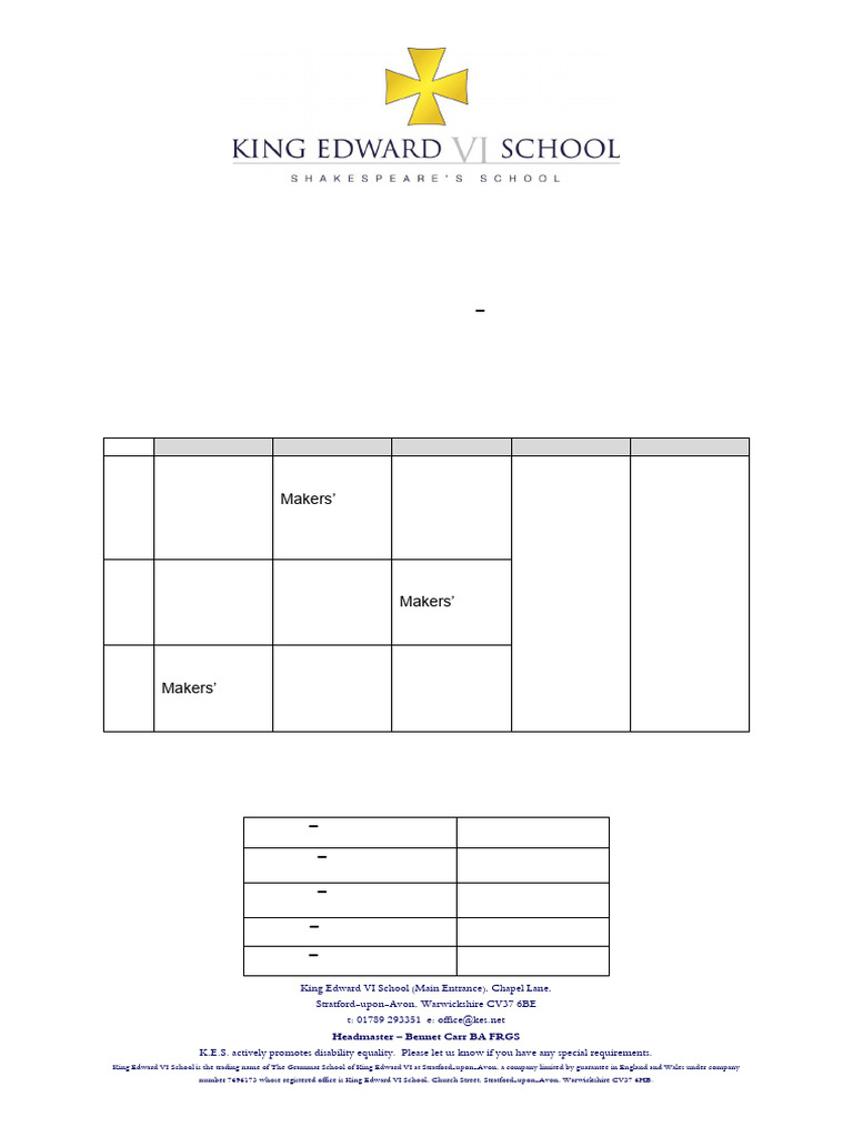 Year 7 Activities Week Information - ST | PDF